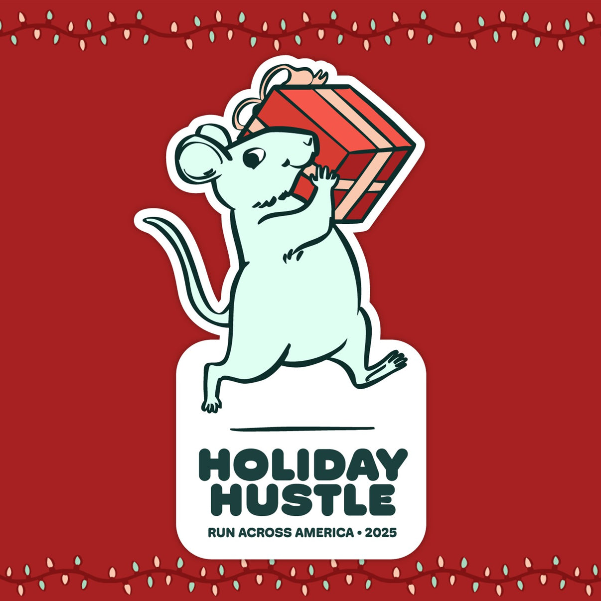 Fridge magnet: Winter Warmup 2026 – Run Across America